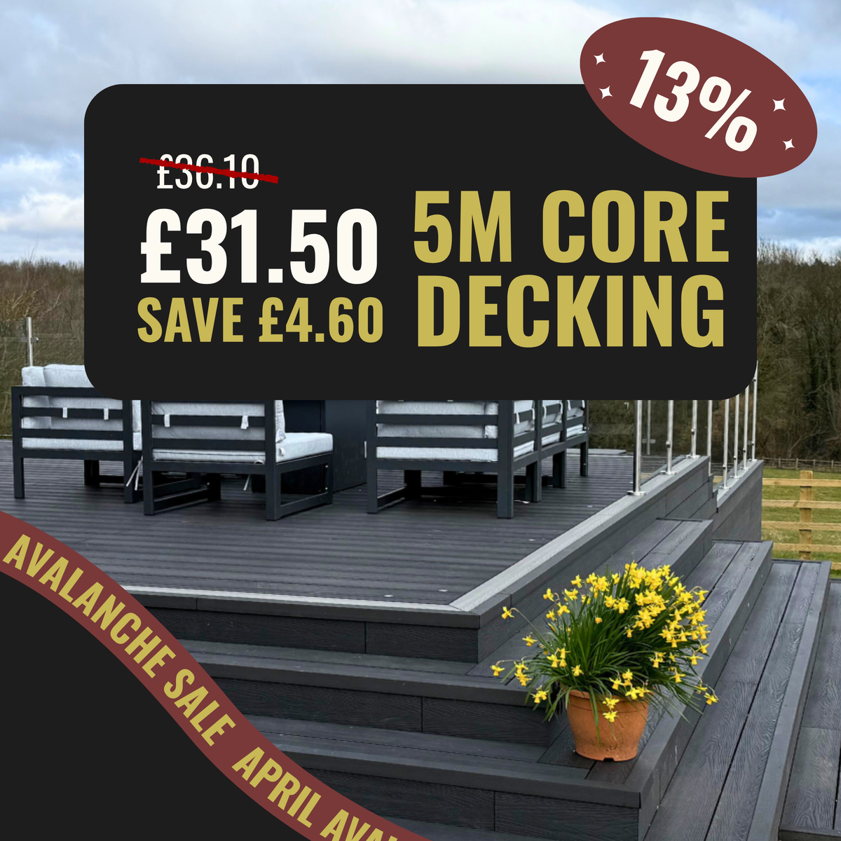 5M Core Composite Decking Boards — Select Living Group