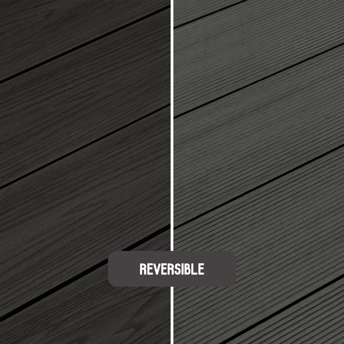 Dark Grey Core Decking Boards | 5000mm x 146mm x 25mm — Select Living Group