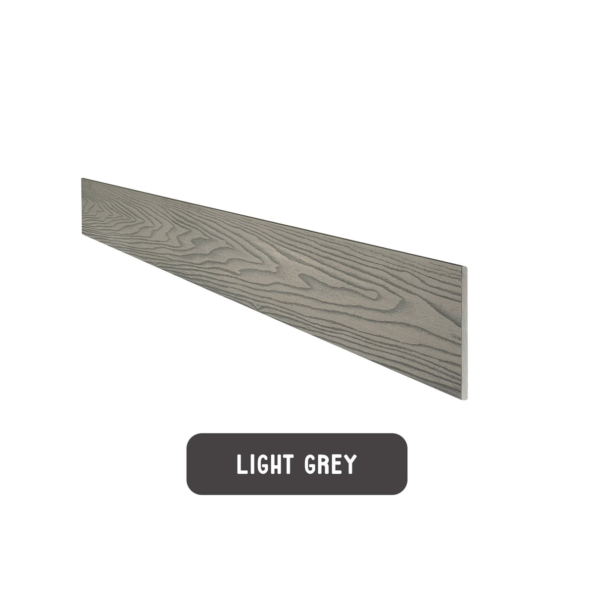 Light Grey Core Flat-Shaped Fascia | 3600mm x 120mm x 10mm — Select ...