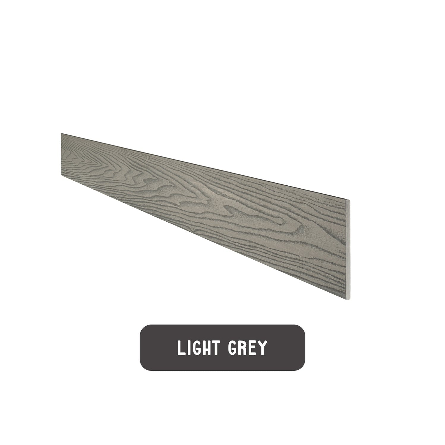 Light Grey Core Flat-Shaped Fascia | 3600mm x 120mm x 10mm — Select ...